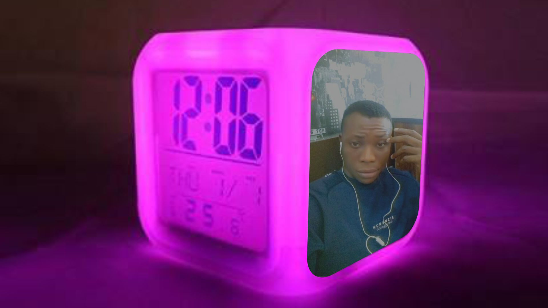 Customized Digital Alarm Clock Design Print In Lagos Nigeria